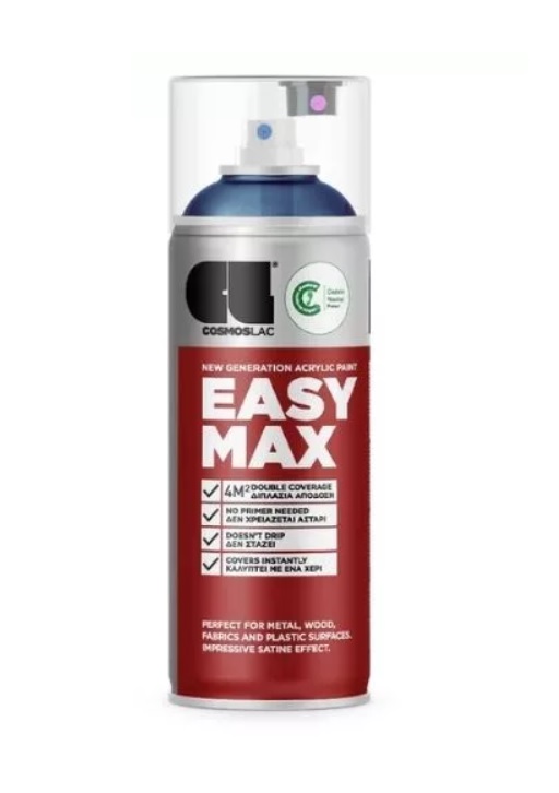 COSMOSLAC EASY MAX Premium festék spray 400ml Ral5005 Dark Blue - Góczi ...