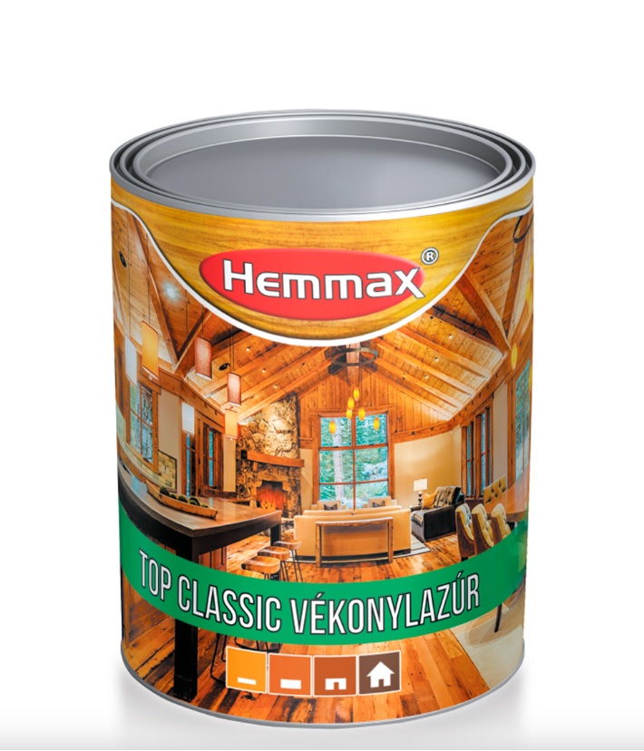 Hemmax Top Classic Vékonylazúr Fenyő 0,75 L - Góczi-Gipsz